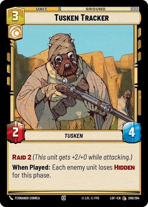Star Wars Unlimited Tusken Tracker (209) – Partisan Games