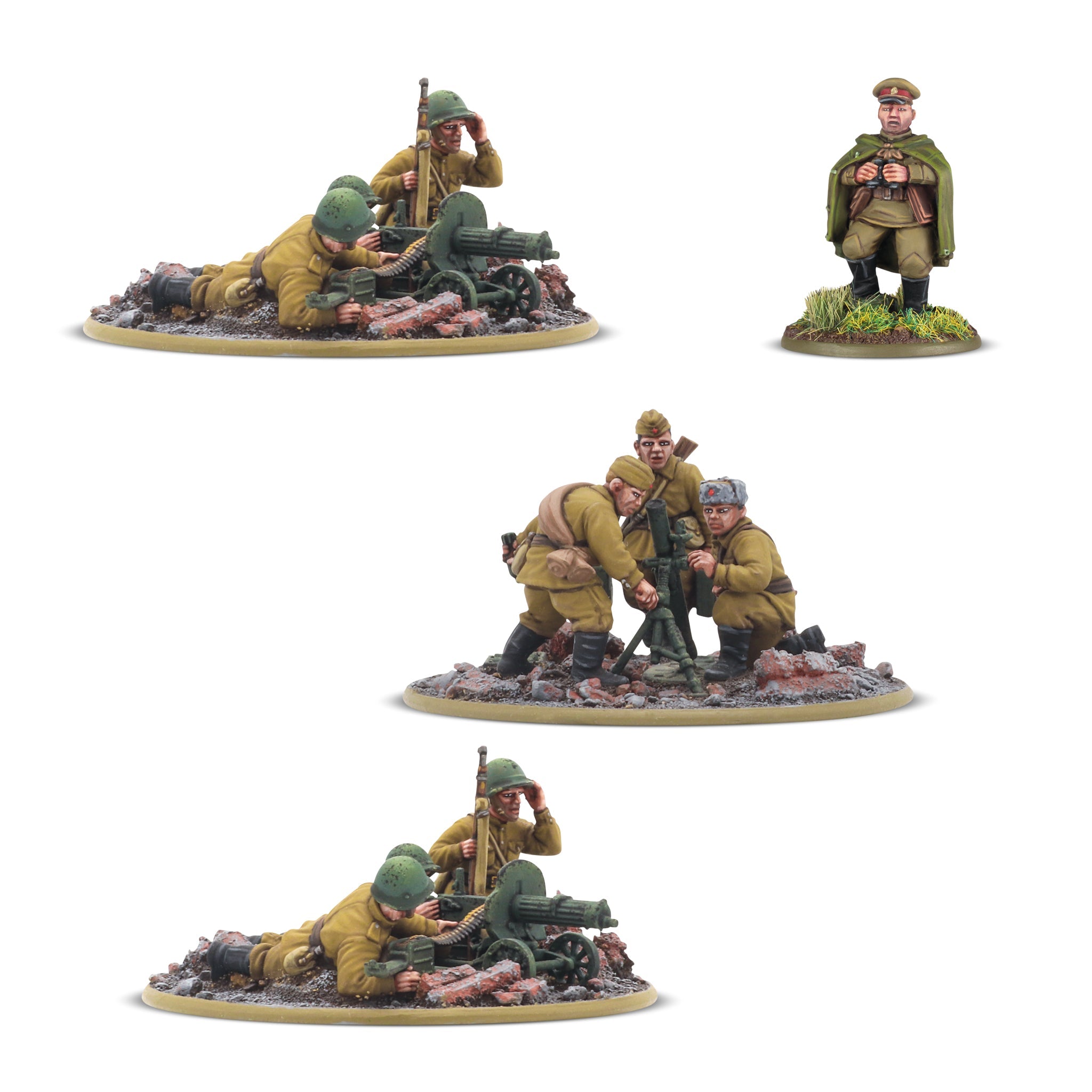 Bolt Action Soviet Infantry Heavy Weapons Platoon | Partisan Games