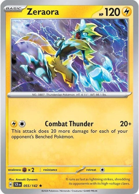 Pokémon Single Zeraora (55) | Electric-Type Pokémon TCG Card – Partisan ...